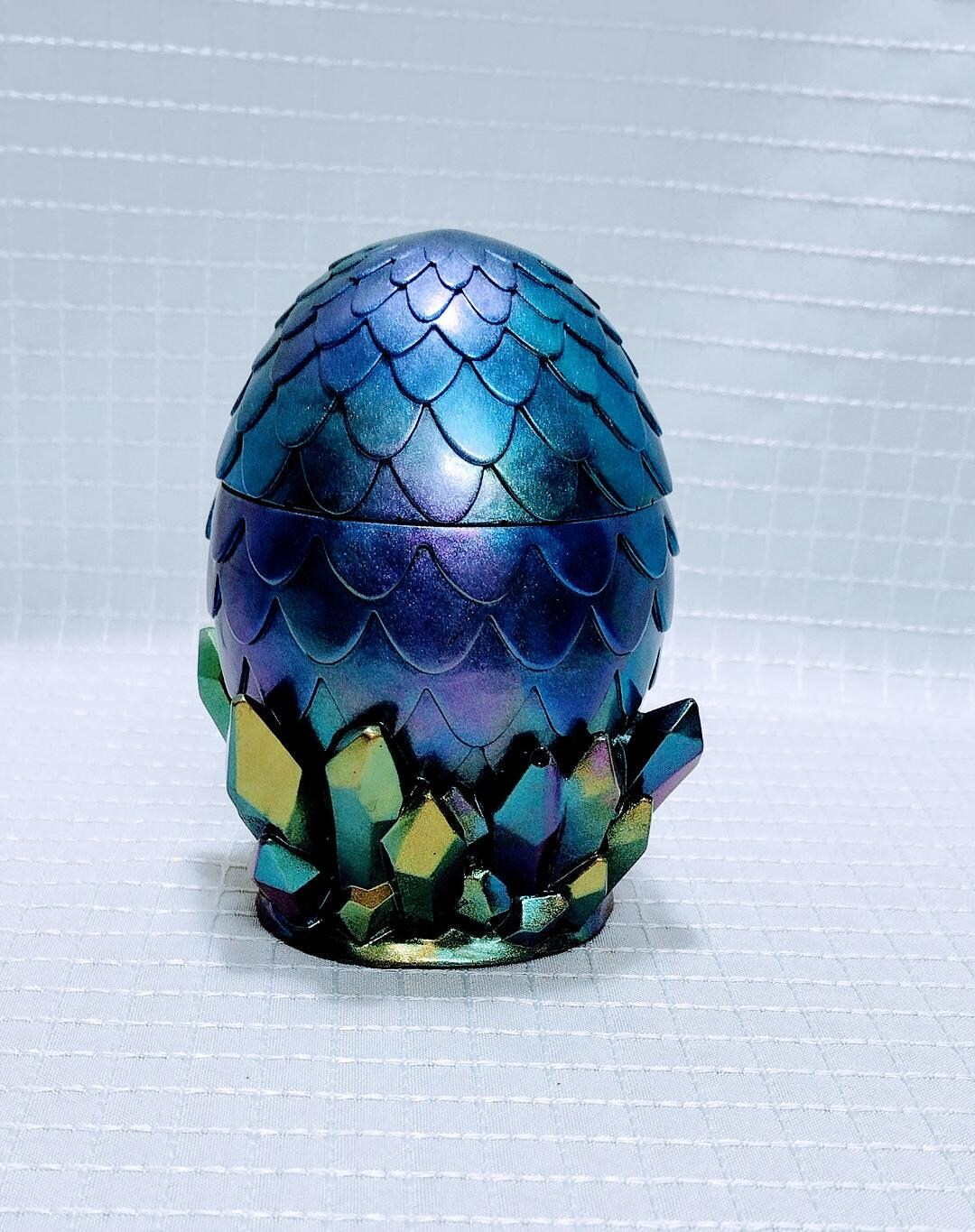 Dragon Egg Jar Color Changing Scales Crystals Blue Purple Green - Etsy