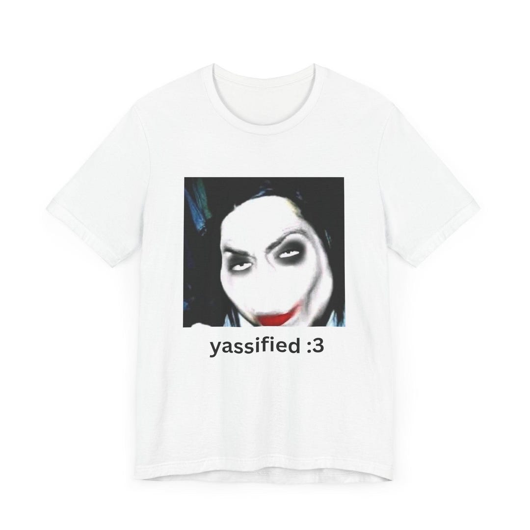 Creepypasta Jeff the Killer Yassified Funny Meme T-shirt - Etsy