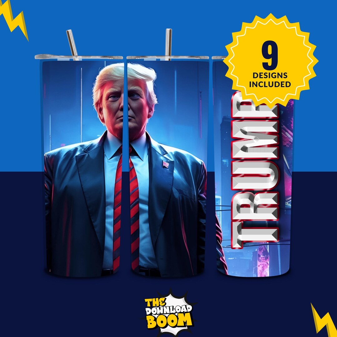 20oz Trump Tumbler Wrap: Patriotic Sublimation Design (digital Download ...