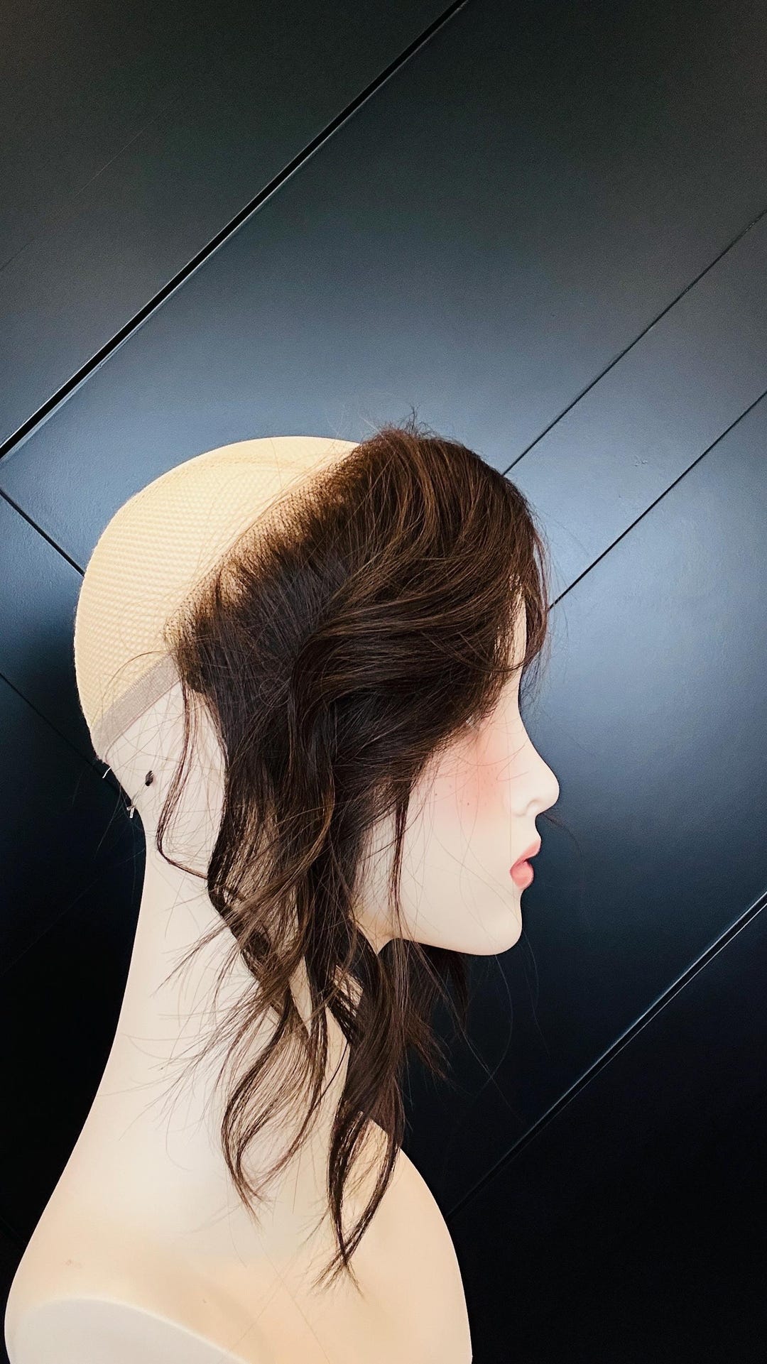 ROSSANE Hairline Human Hair Topper With Halo 1.5x11 | 10” Brazilian ...