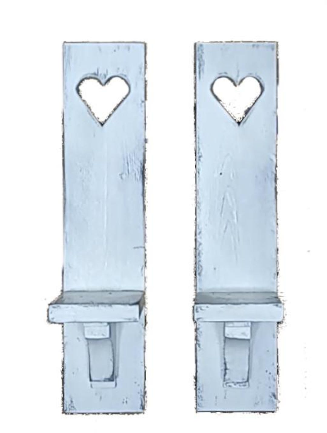 Rustic Country Heart Sconces - Digital Plans - Etsy