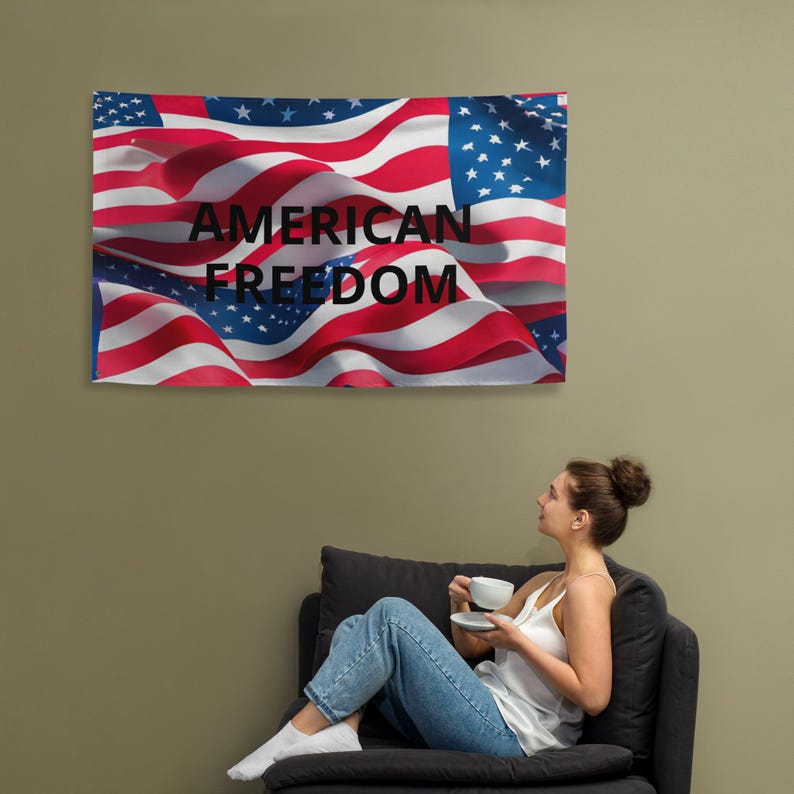 American Freedom Flag - Etsy