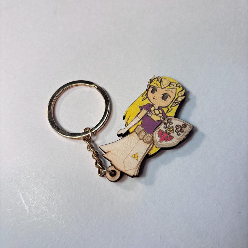 The Legend of Zelda Wooden Key Holder - Handcrafted Wood Plaque ...