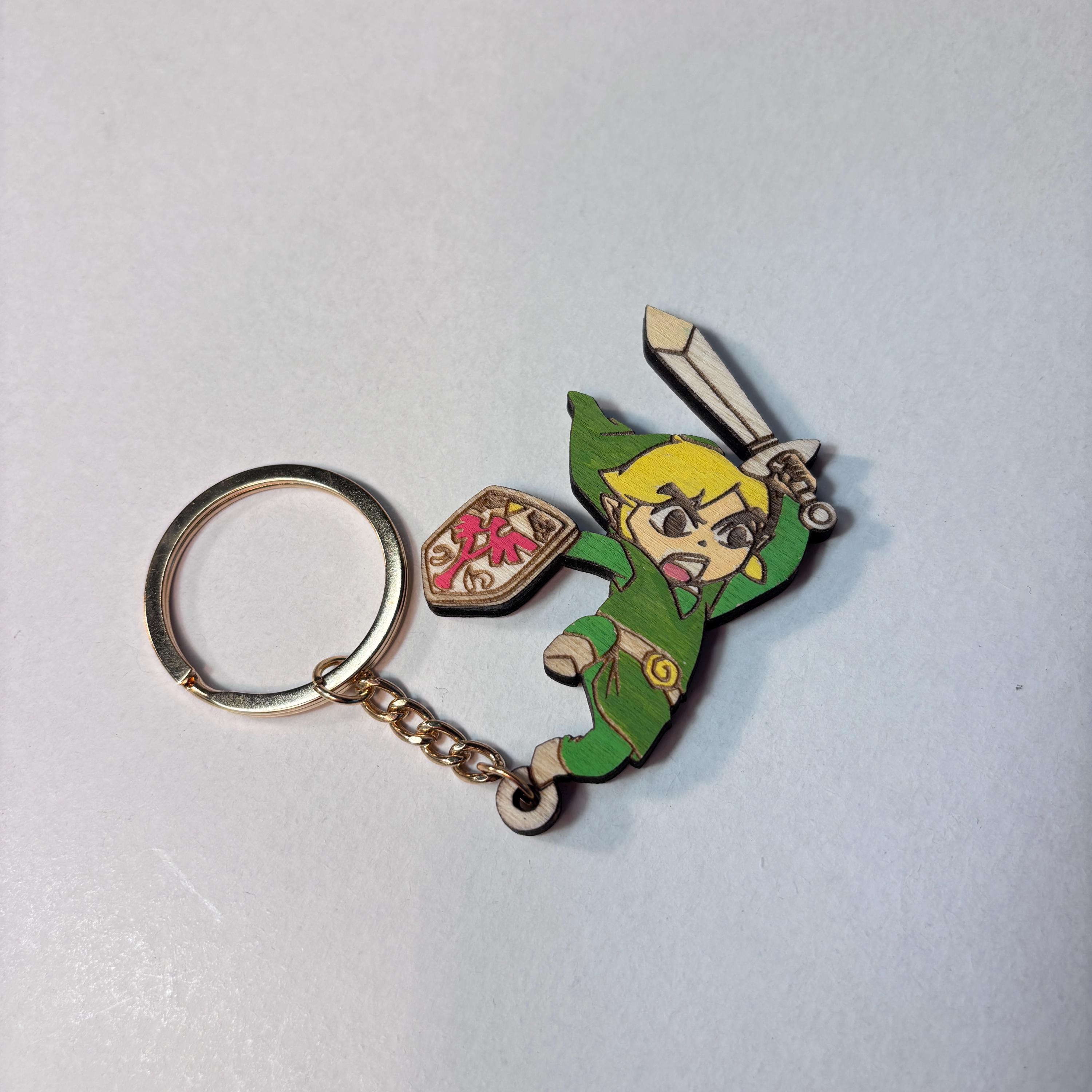 The Legend of Zelda Wooden Key Holder - Handcrafted Wood Plaque ...