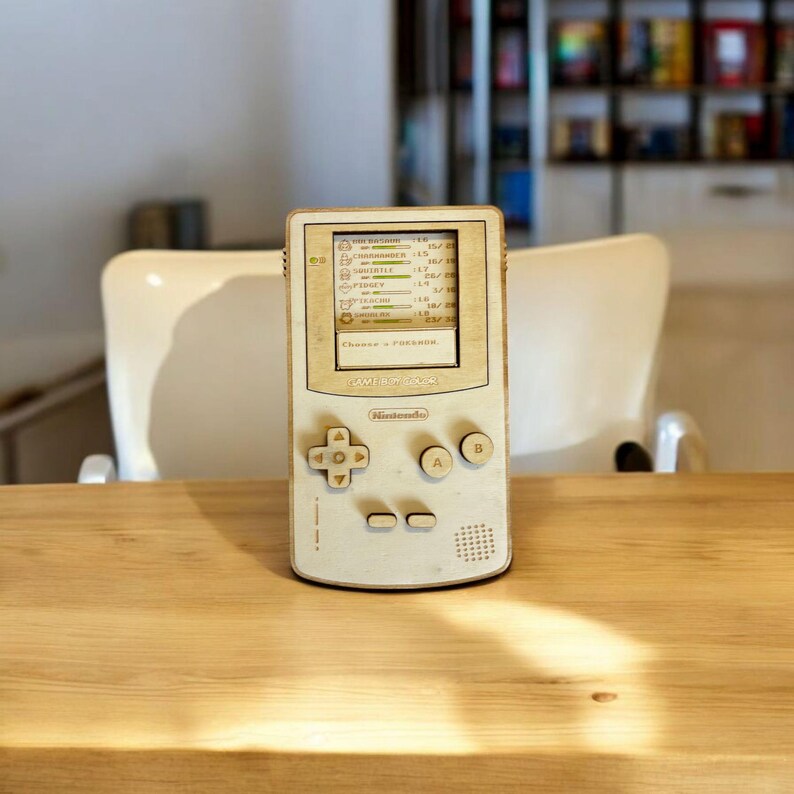 Pokemon Gamer Room Wooden Sign - Handcrafted Wood Plaque - Gameboy ...