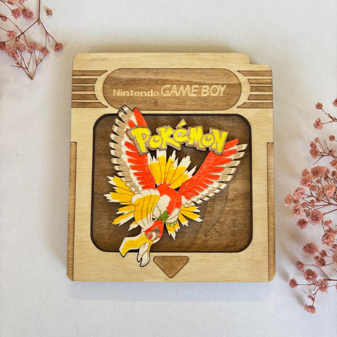 Pokemon Cartridge Gamer Room Wooden Sign - Handcrafted Wood Plaque ...