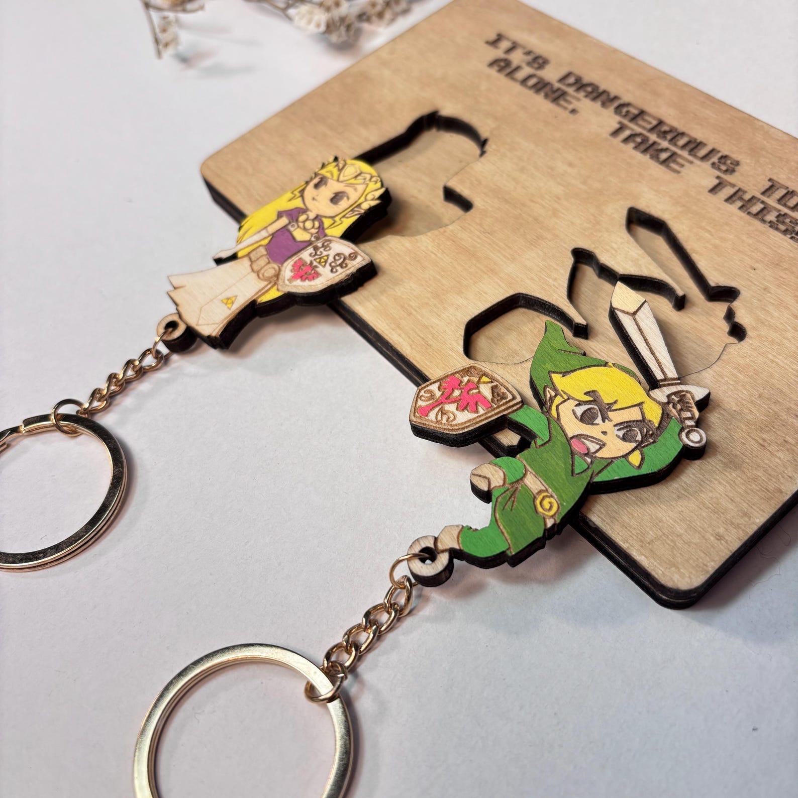 The Legend of Zelda Wooden Key Holder - Handcrafted Wood Plaque ...