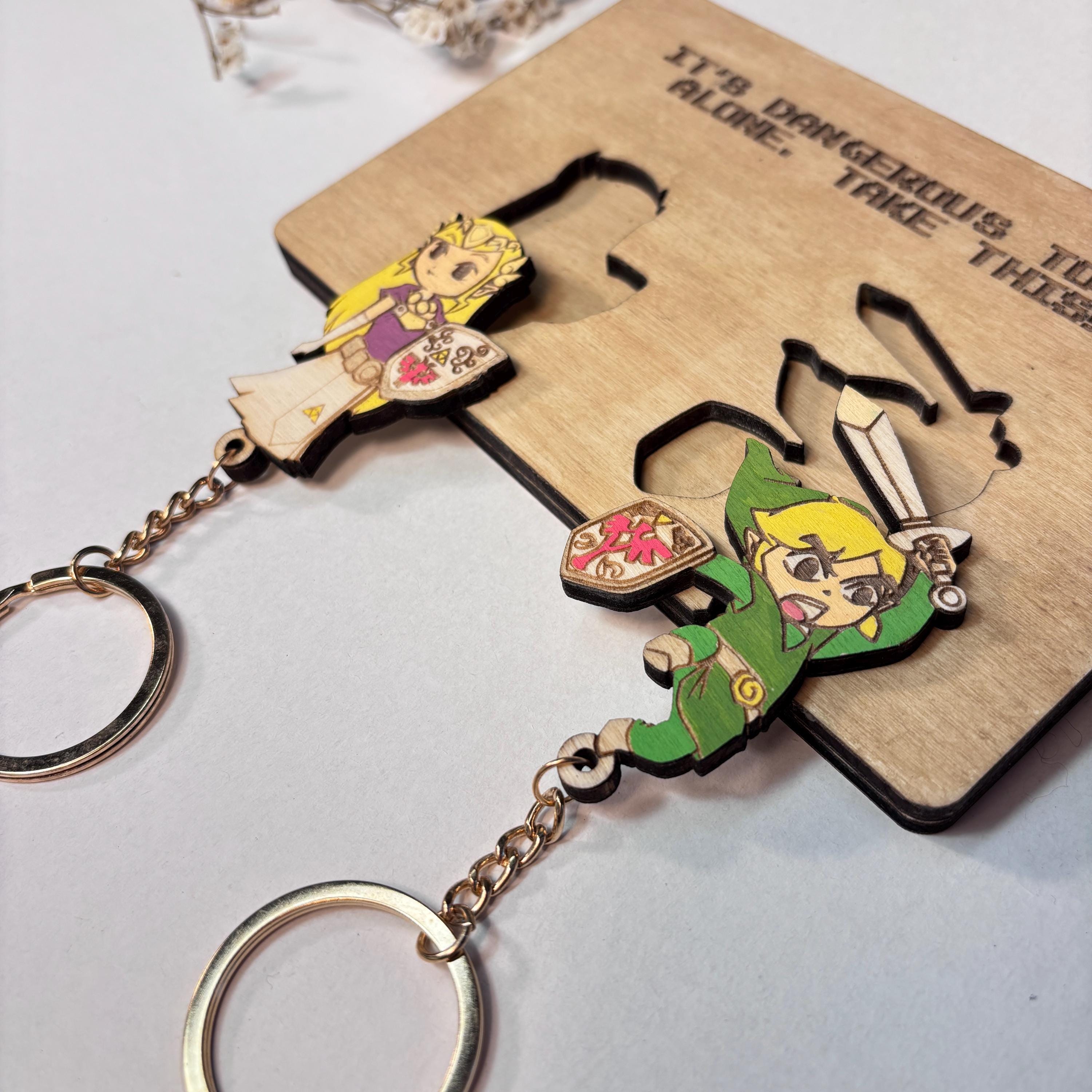 The Legend of Zelda Wooden Key Holder - Handcrafted Wood Plaque ...