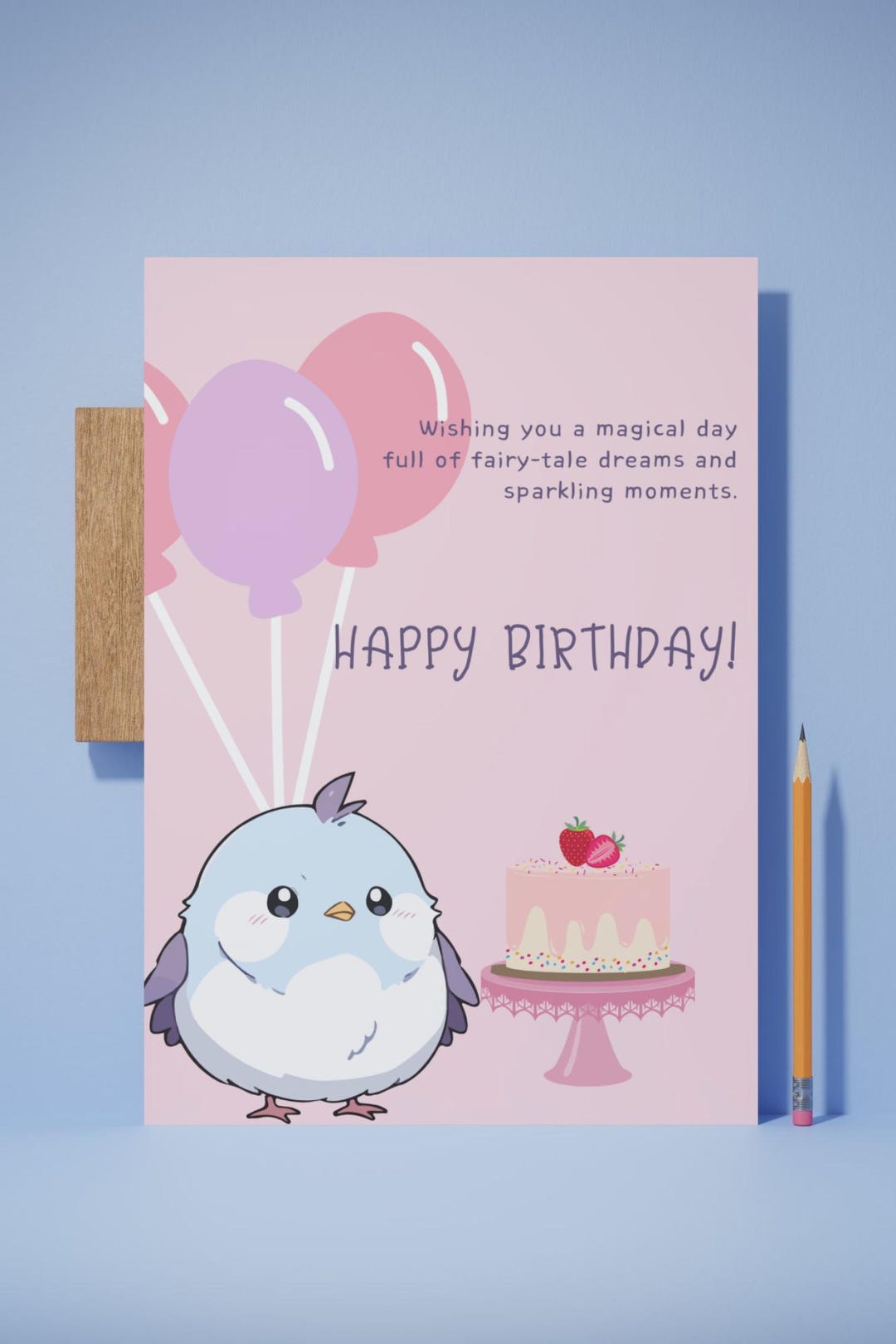 Happy Birthday Digital Download | Printable Greeting Card Pdf" - Etsy