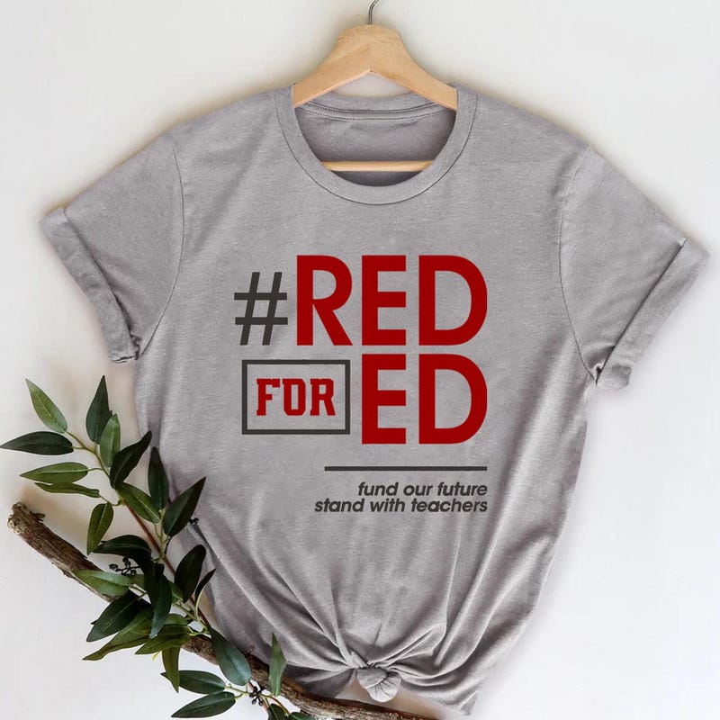 Red for Ed Tshirt - Etsy