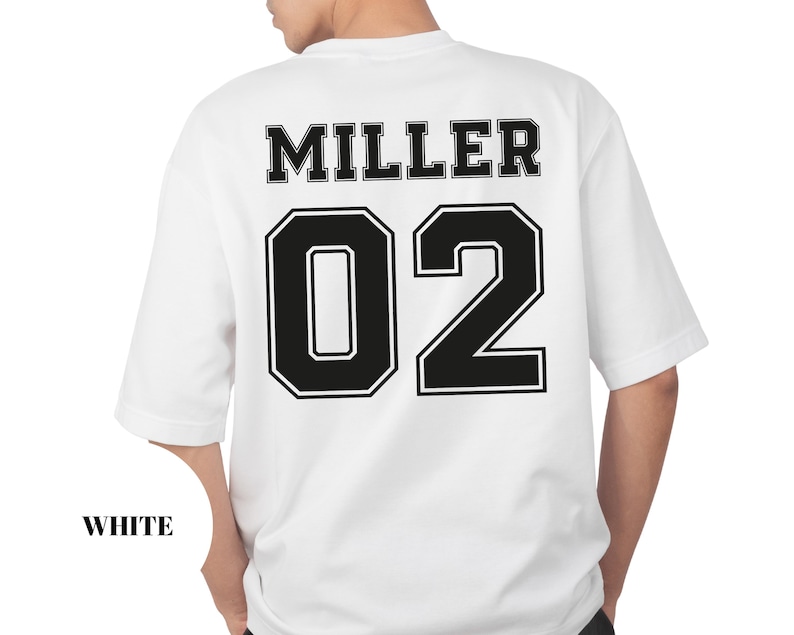 Matching Dad and Baby Number Shirts: Personalized Jersey Family Outfits ...