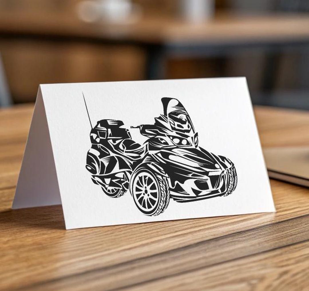 Three-wheeled Vehicle Svg, Png, Jpeg, Eps, Dxf, Vehicle Vector Files ...