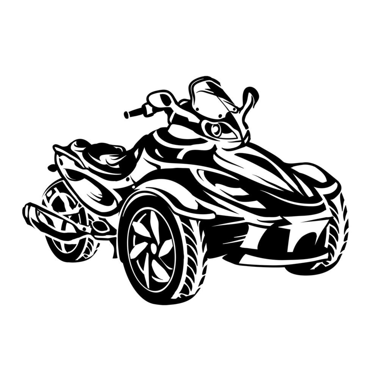 Three-wheeled Vehicle Svg, Png, Jpeg, Eps, Dxf, Vehicle Vector Files ...