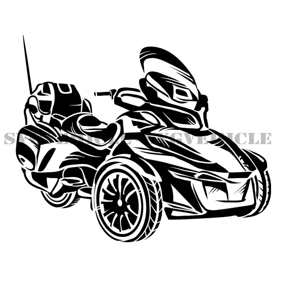 Can Am Spyder RT Svg, Png, Jpeg, Eps, Dxf, Vector Files, Vehicle Logo ...