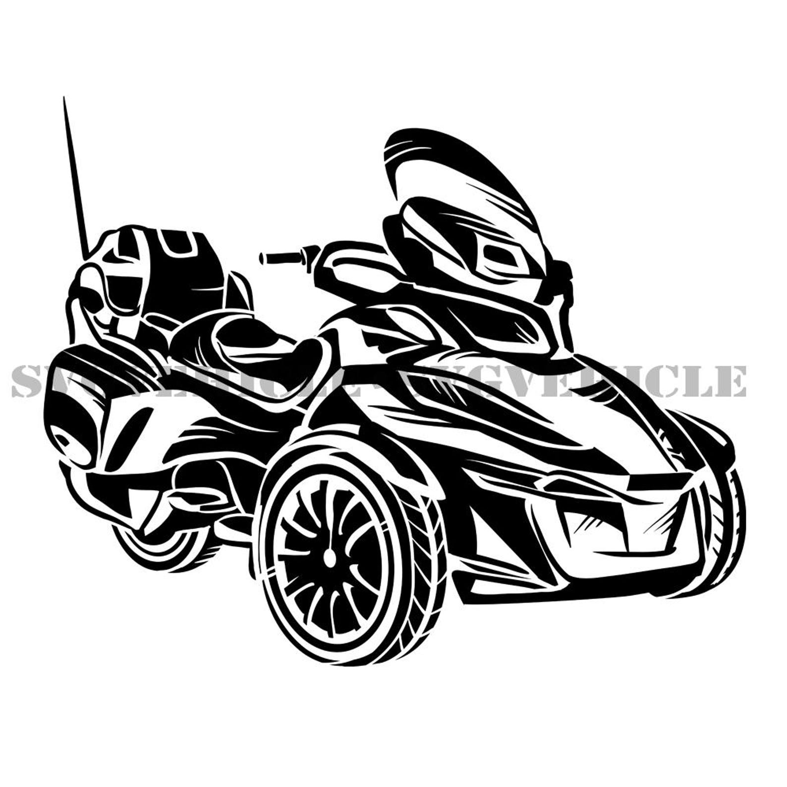 Can Am Spyder RT Svg, Png, Jpeg, Eps, Dxf, Vector Files, Vehicle Logo ...