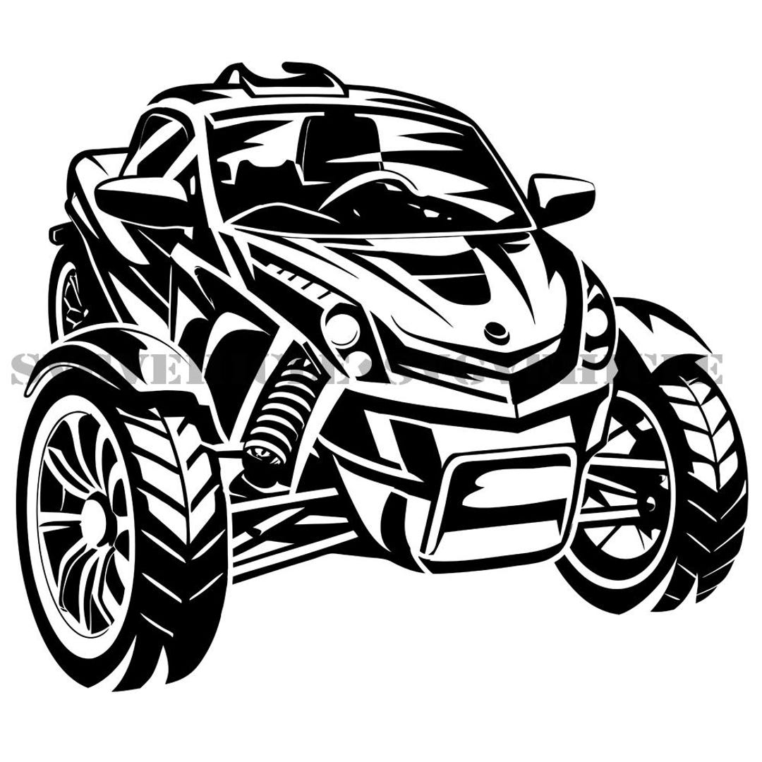 Can Am Spyder SVG: Vehicle Vector Files for Cricut (digital Download ...