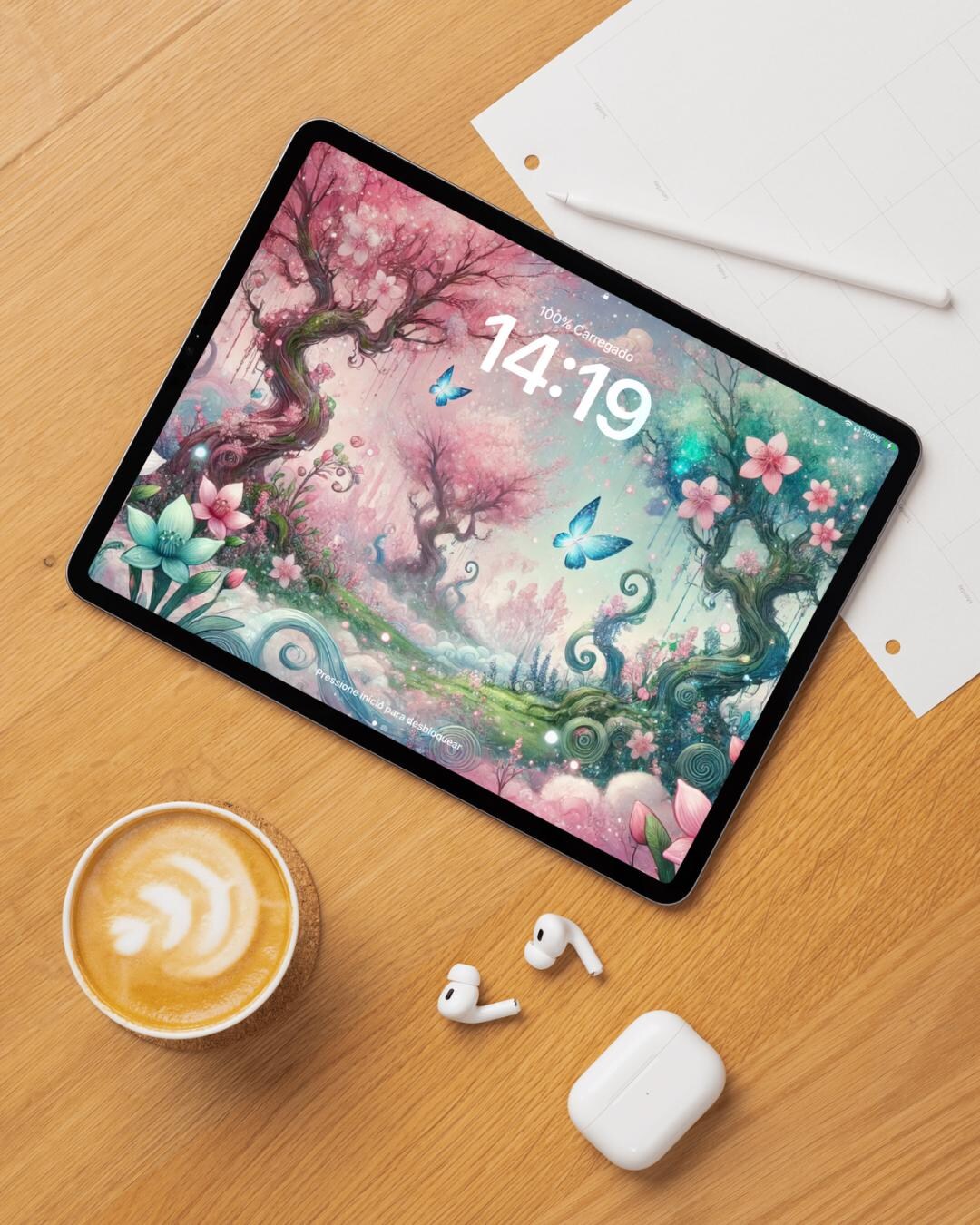 Cute Spring Digital Wallpaper Wallpaper Pack2 | High-resolution Digital ...