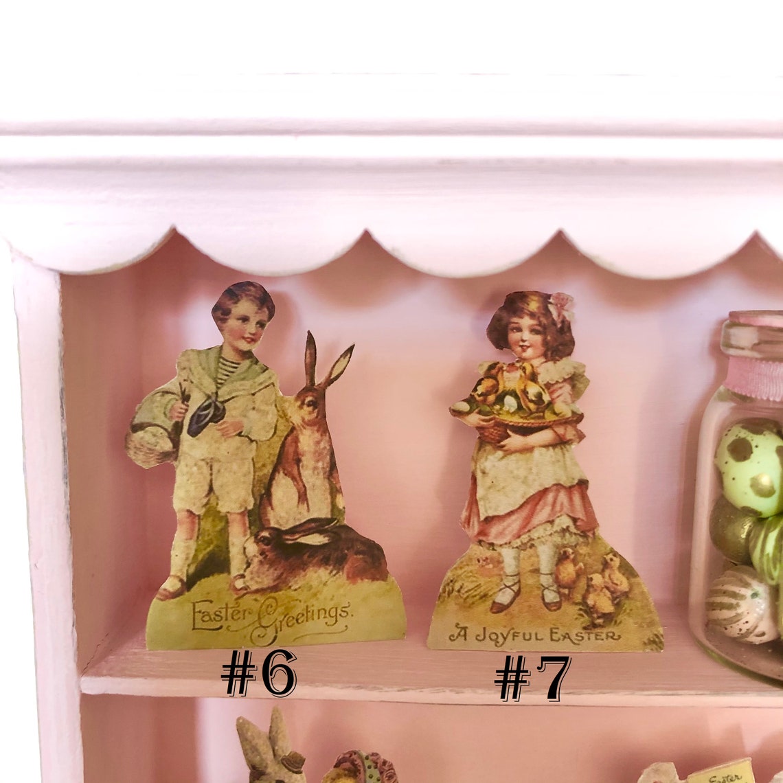 Easter / Spring DUMMY BOARD Decoration - Free Standing - Vintage Style ...