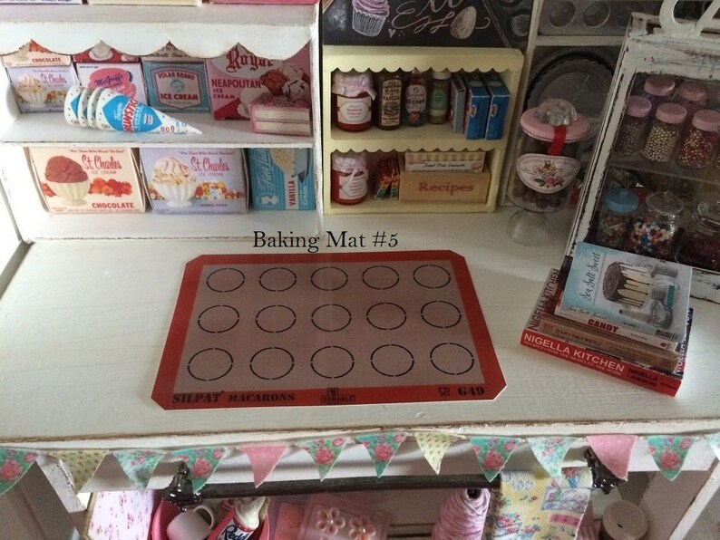 PASTRY MAT Choose a Scale 1/12 or 1:6 Scale Miniature - Etsy