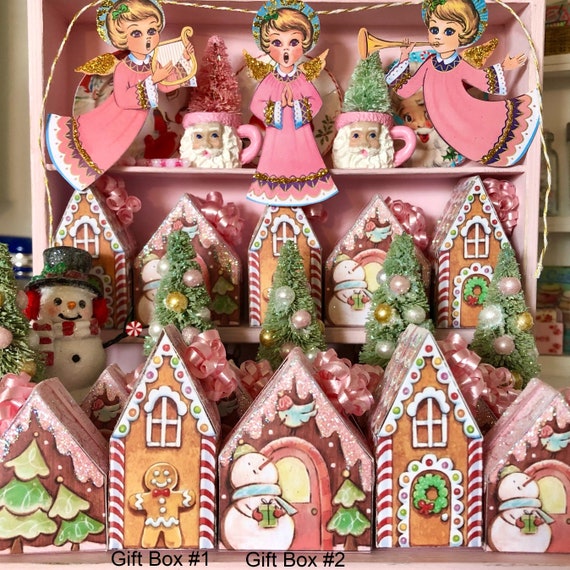 1:6 Scale MINIATURE Gingerbread House GIFT BOX Christmas - Etsy