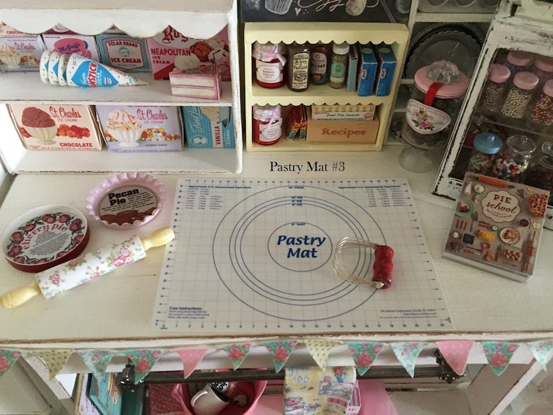 PASTRY MAT Choose a Scale 1/12 or 1:6 Scale Miniature - Etsy