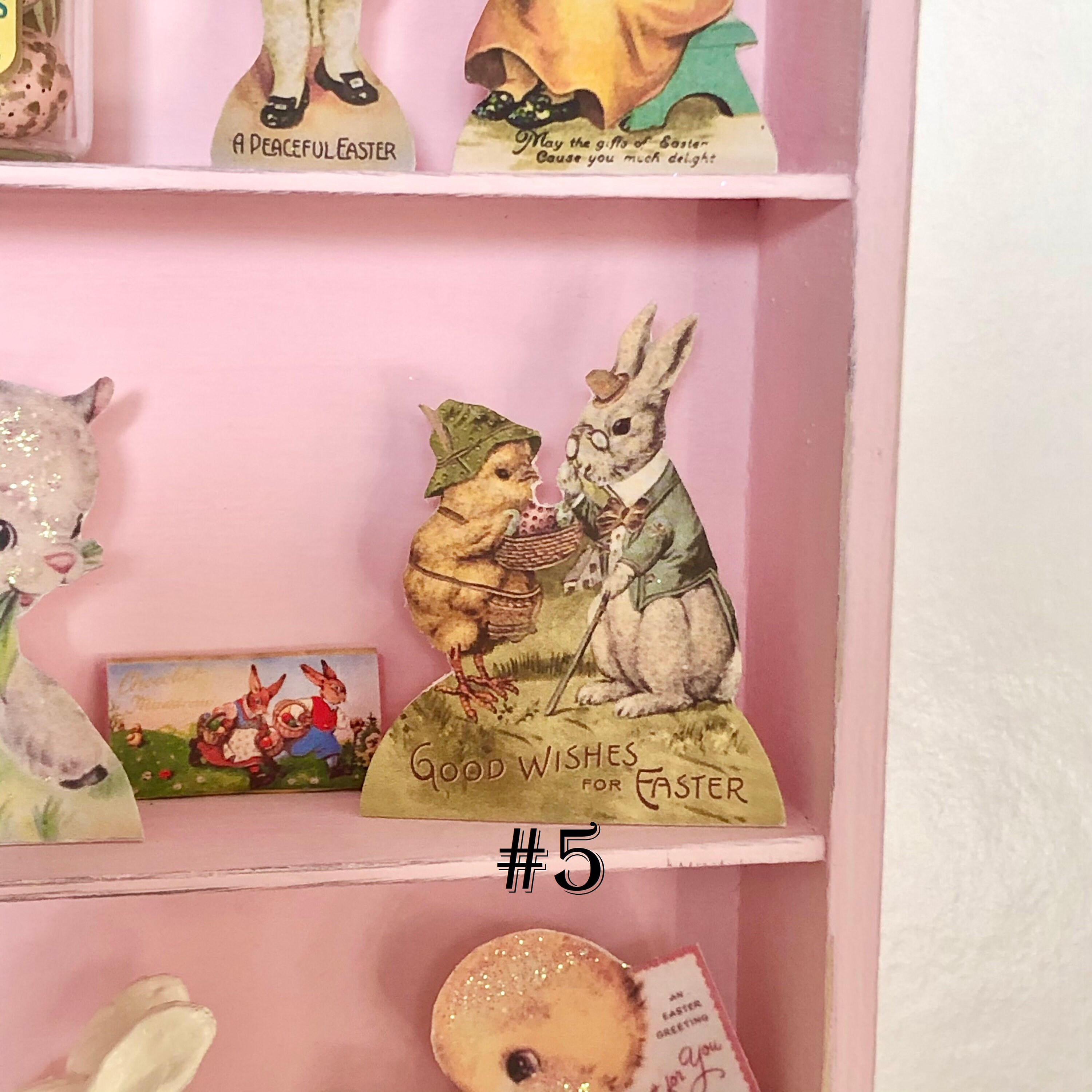 Easter / Spring DUMMY BOARD Decoration - Free Standing - Vintage Style ...