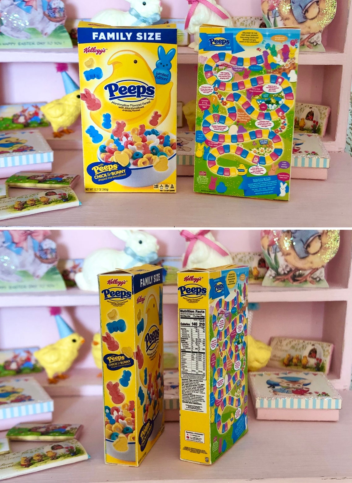 Retro VINTAGE CEREAL BOXES Available in 1:12 Scale or 1/6 - Etsy