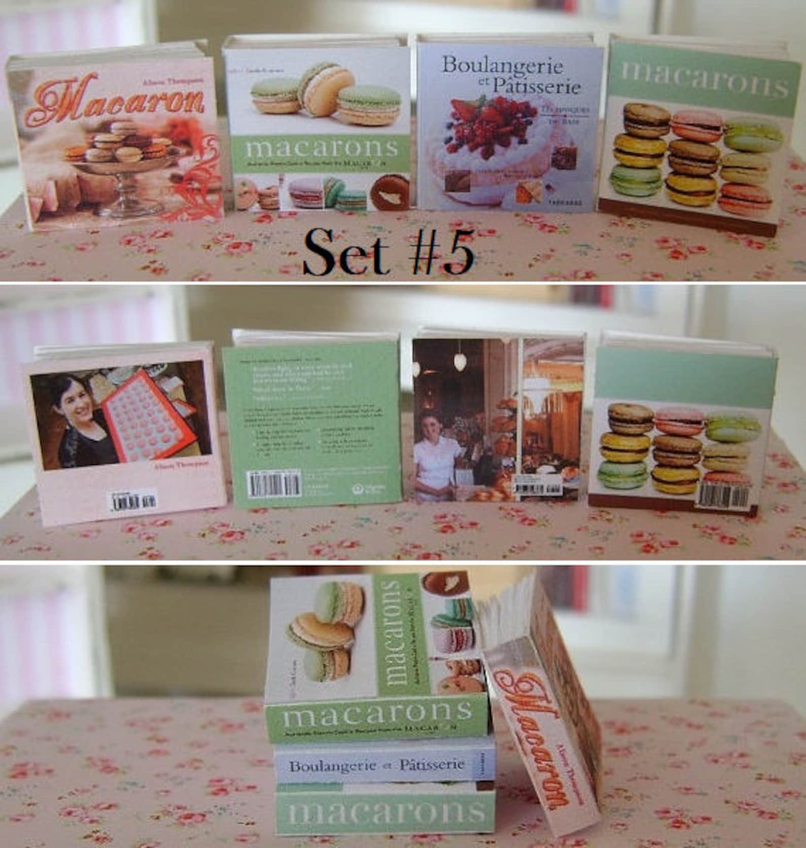 MINIATURE COOKBOOKS Paris Bistro Tarts Cupcakes Baking - Etsy