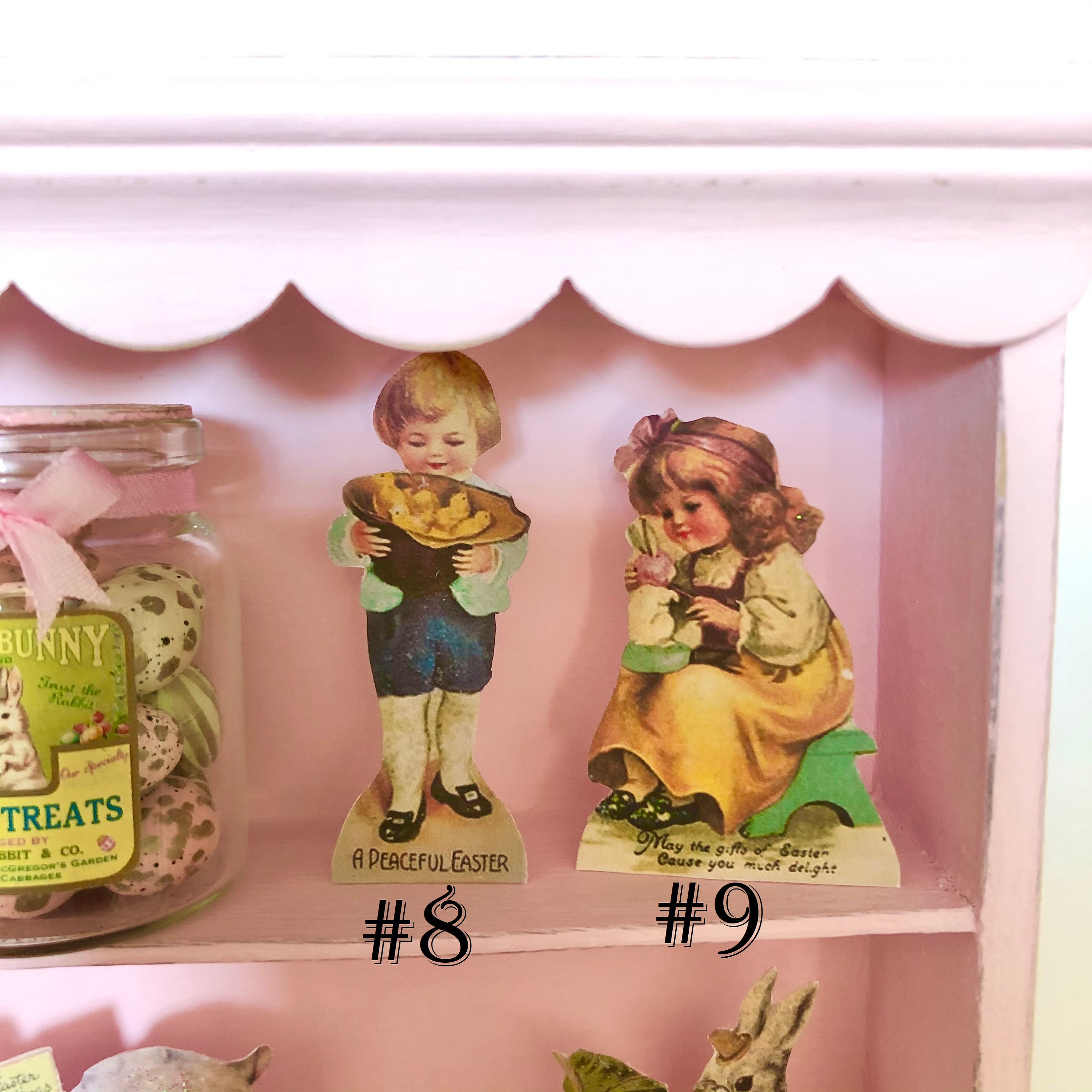 Easter / Spring DUMMY BOARD Decoration - Free Standing - Vintage Style ...
