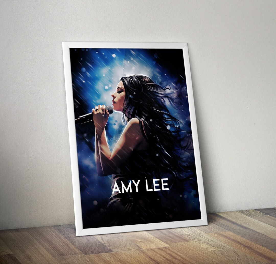 Amy Lee Poster Print | Artist Illustration Poster | Artist Poster ...