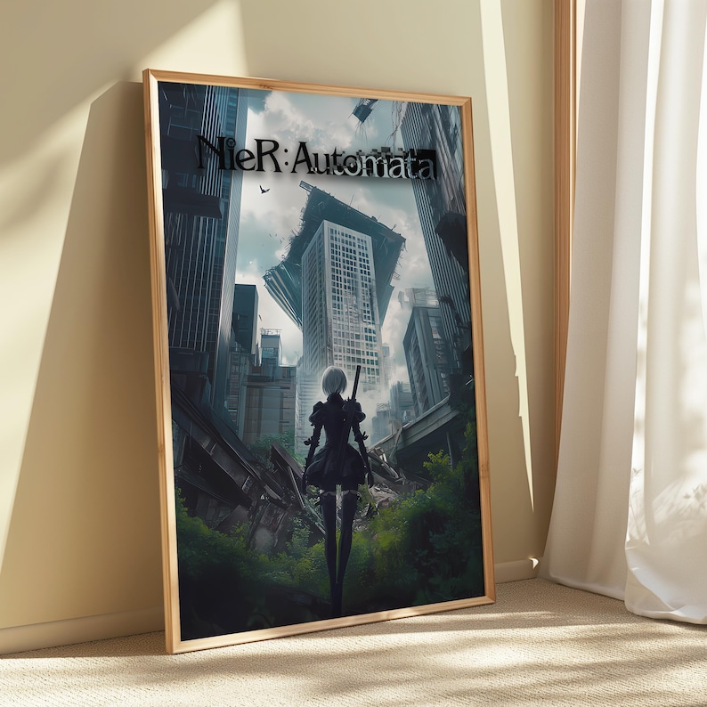 Nier Automata Poster | Video Game Prints | Fast Shipping | Gaming ...