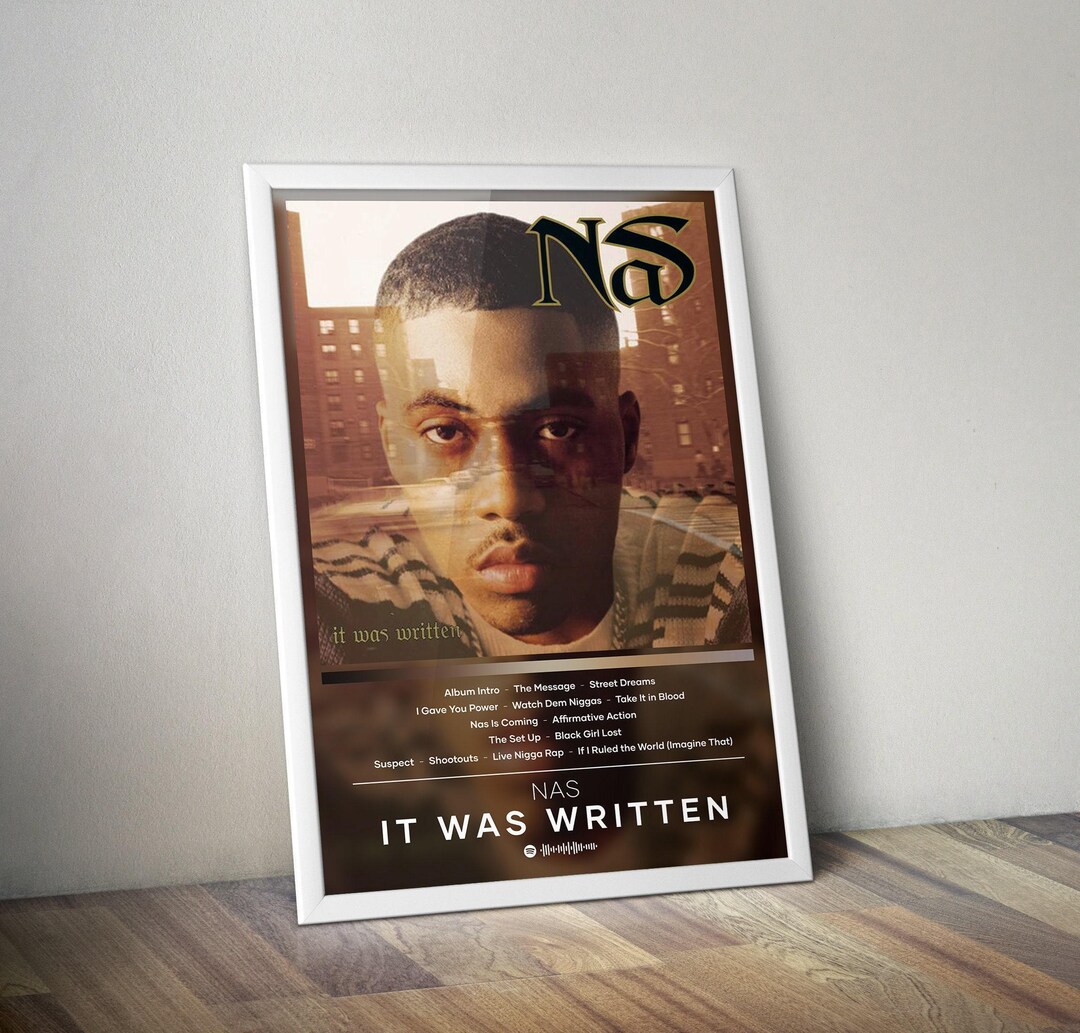 Nas Poster Print | It Was Written Poster | Album Poster Prints | 4 ...