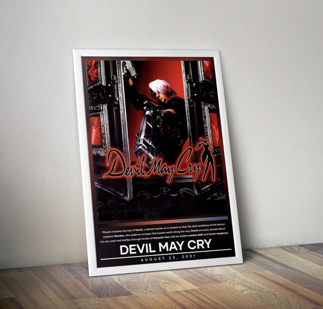 Devil May Cry Poster | Devil May Cry Print | Gaming Poster Print | 4 ...
