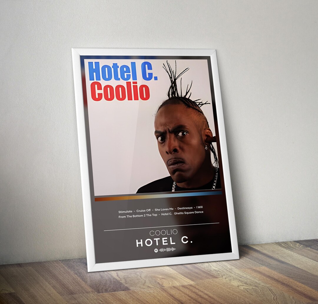 Coolio Poster Print | Hotel C. Poster | Album Poster Prints | 4 Colors ...