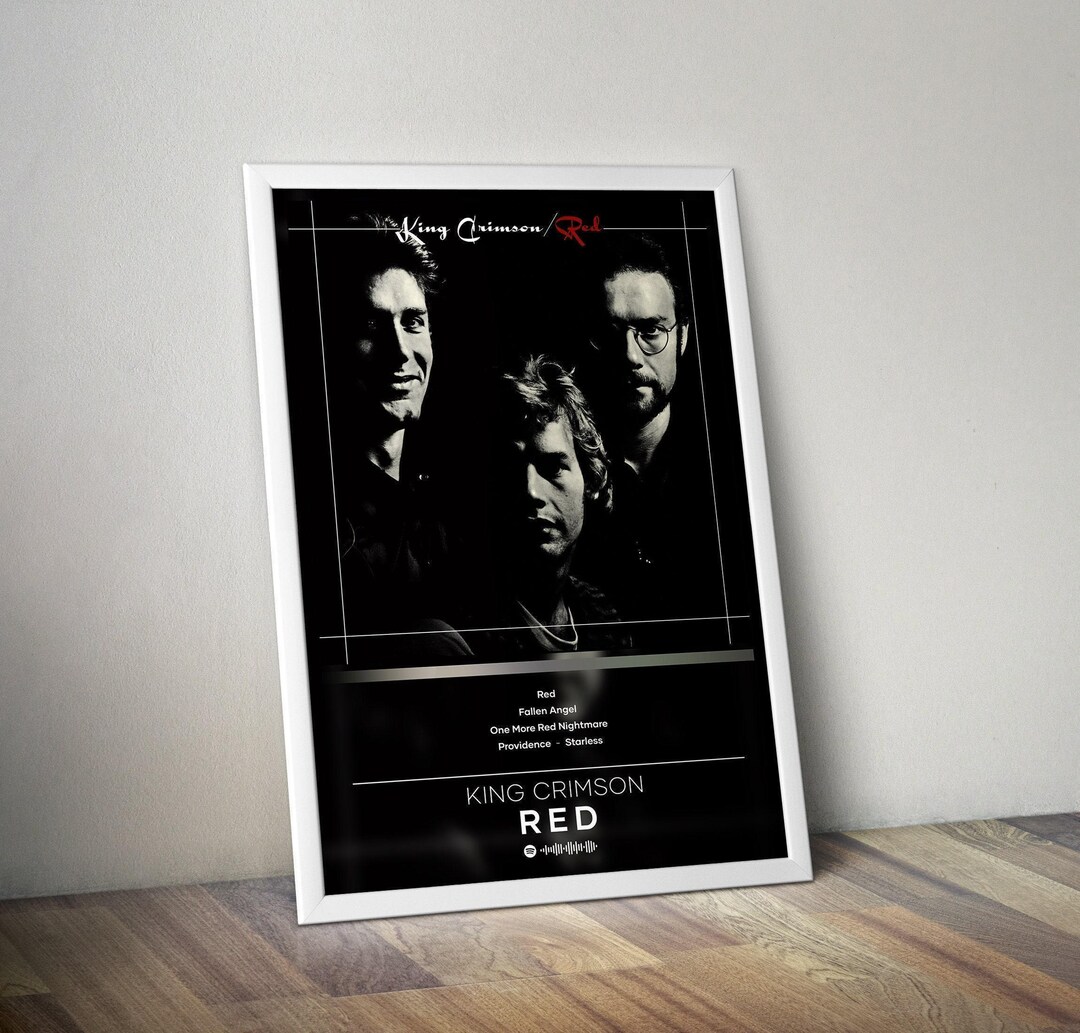 King Crimson Poster Print | Red Poster | Album Poster Prints | 4 Colors ...