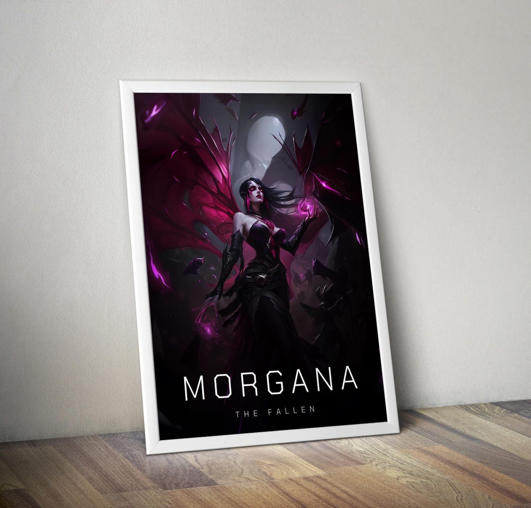 Morgana Poster | League of Legends Poster | Gaming Poster | HD Color ...