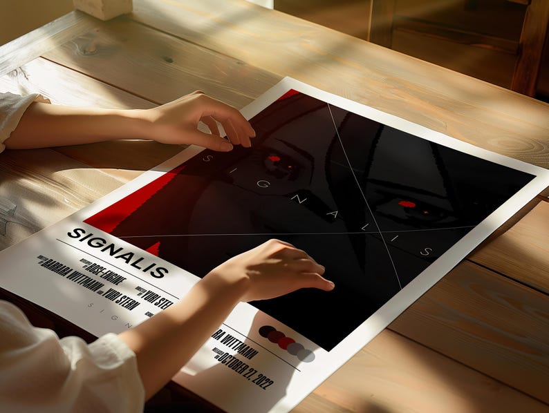 Signalis Poster | Signalis Print | Gaming Poster | 4 Colors | Video ...