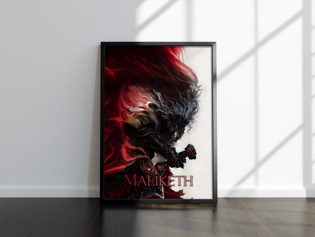 Elden Ring Poster | Maliketh Prints | Fast Shipping | Gaming Artworks ...