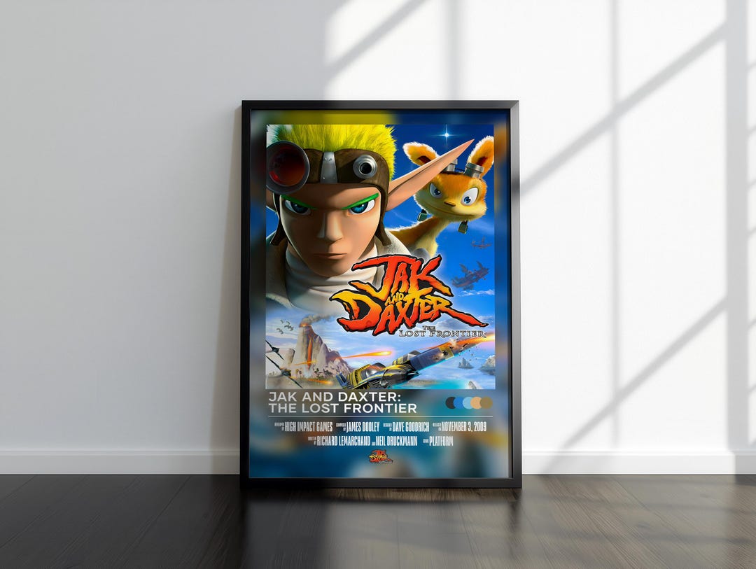 Jak and Daxter the Last Frontier Poster Print | Gaming Poster, 4 Color ...