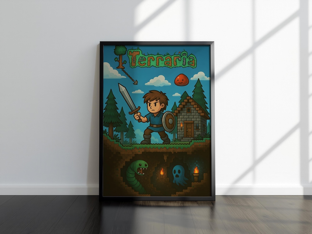 Terraria Poster | High Quality Prints | Fast Shipping | Gaming Artworks ...