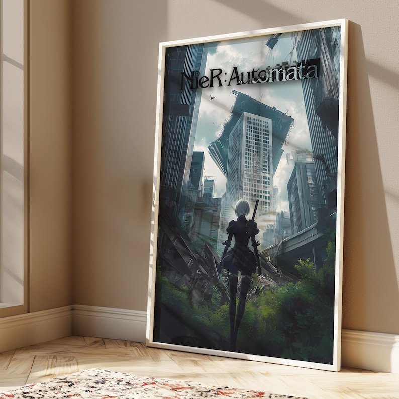 Nier Automata Poster | Video Game Prints | Fast Shipping | Gaming ...