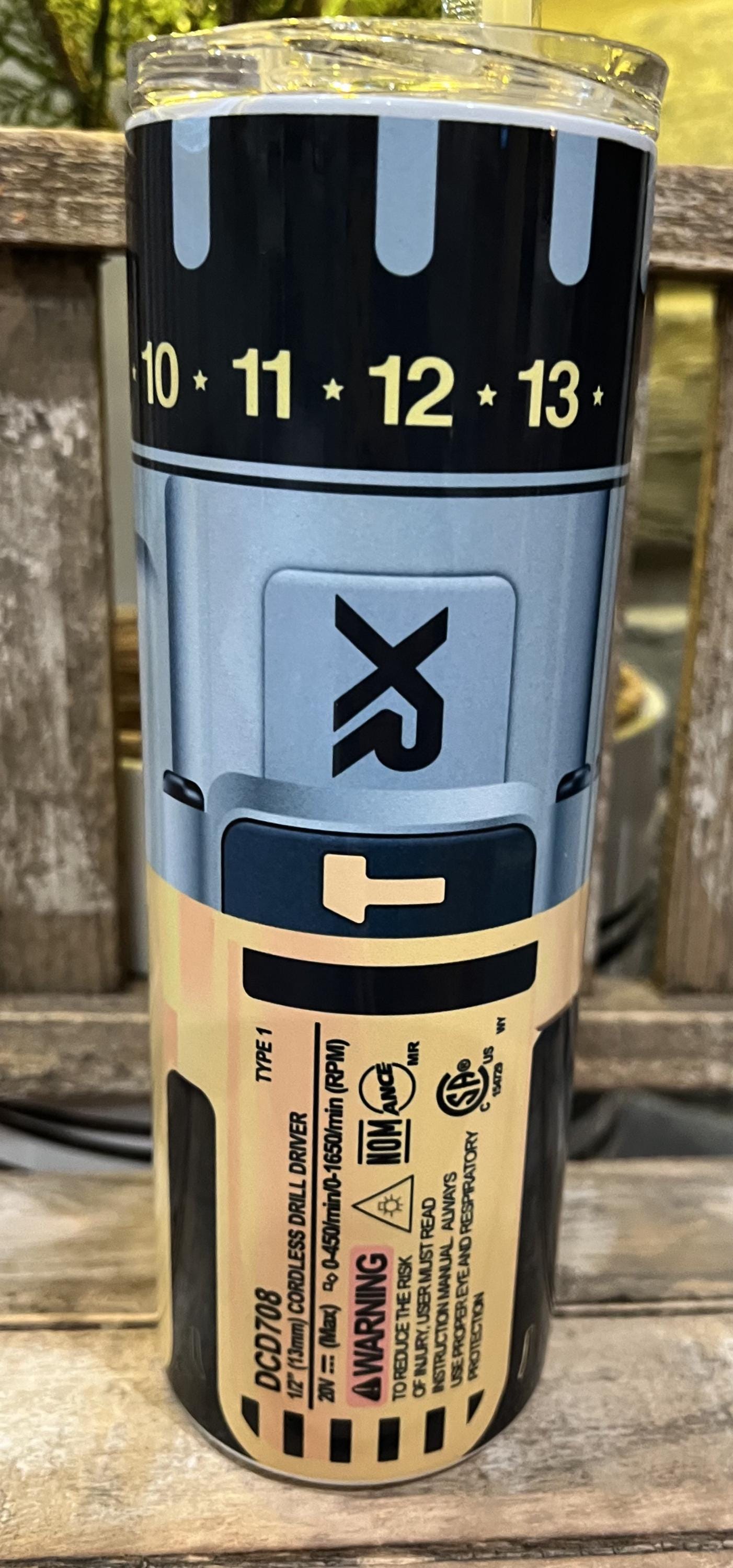 Dewalt Design 20V Mechanic Stainless Steel Tumbler, 20oz, W/ Free Gift ...