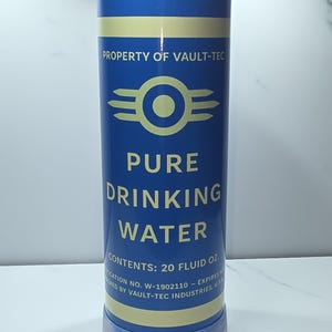 Fallout Vault-tec Pure Drinking Water - 20 Oz. Tumbler W/metal Straw ...