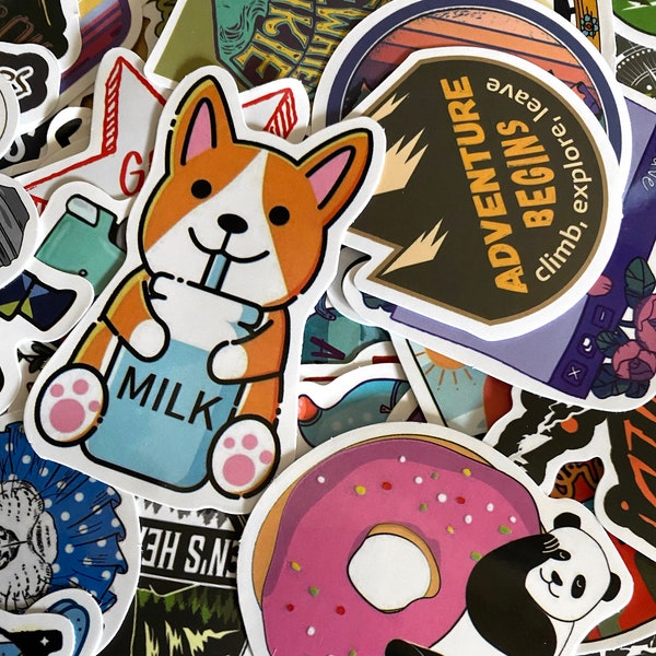 Hipster Stickers - Etsy