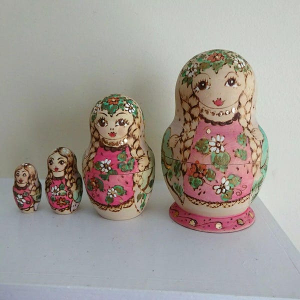 Wood Nesting Dolls - Etsy