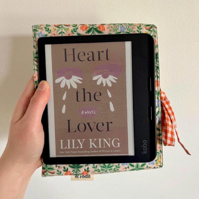 Quilted Sleeve for Books, E-readers & Planners – Custom Hand Embroidery ...