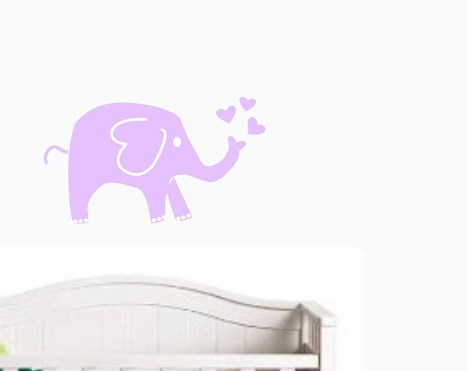 Cute Elephant SALE Vinyl Wall Decal Perfect Decoration for Nursery or ...