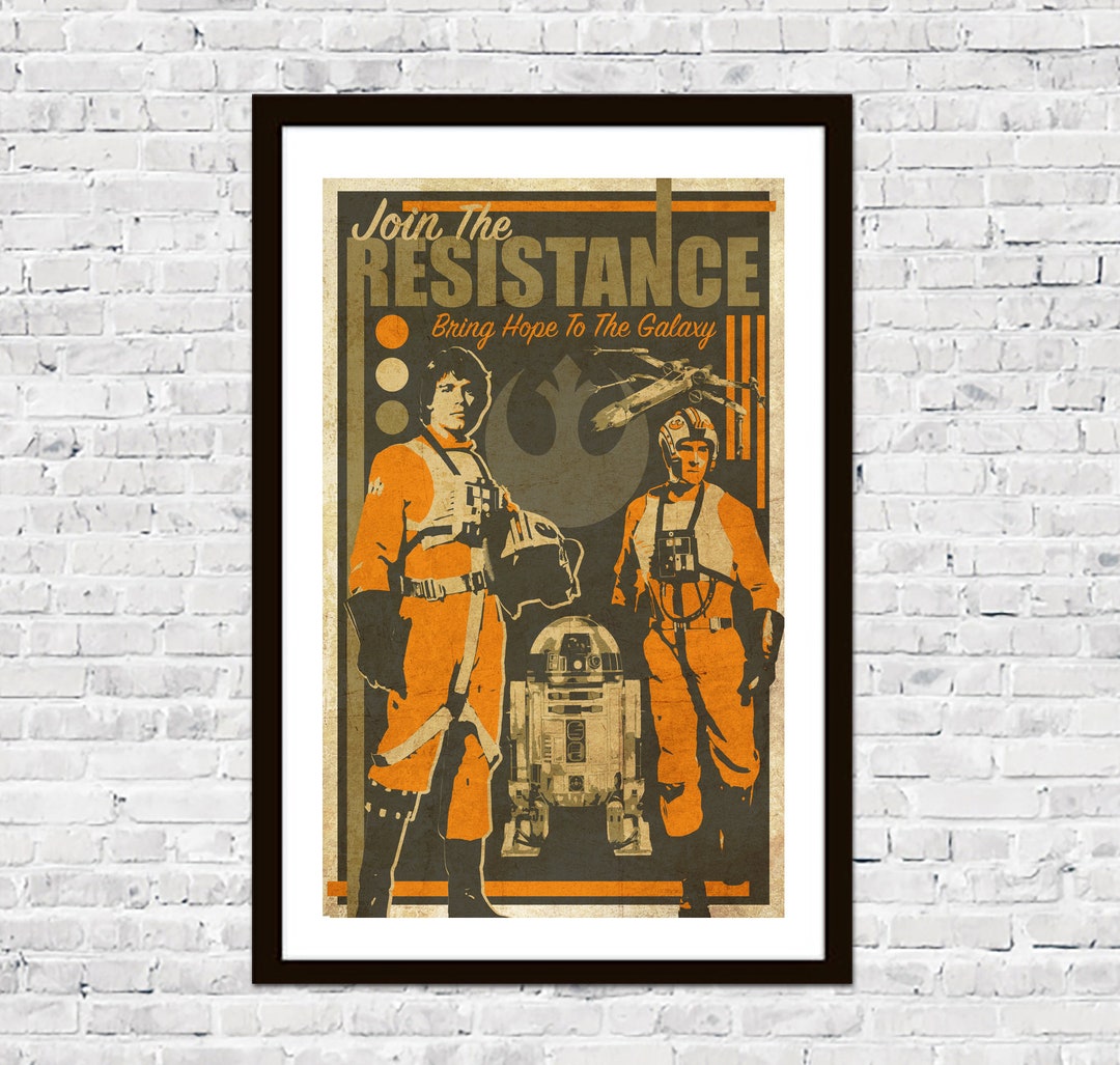 Join the Resistance Poster - Etsy