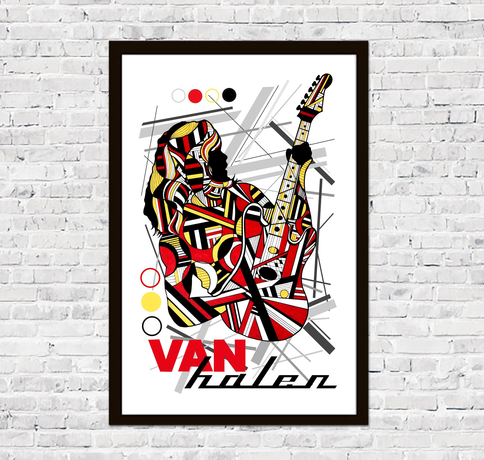 Van Halen Poster - Etsy