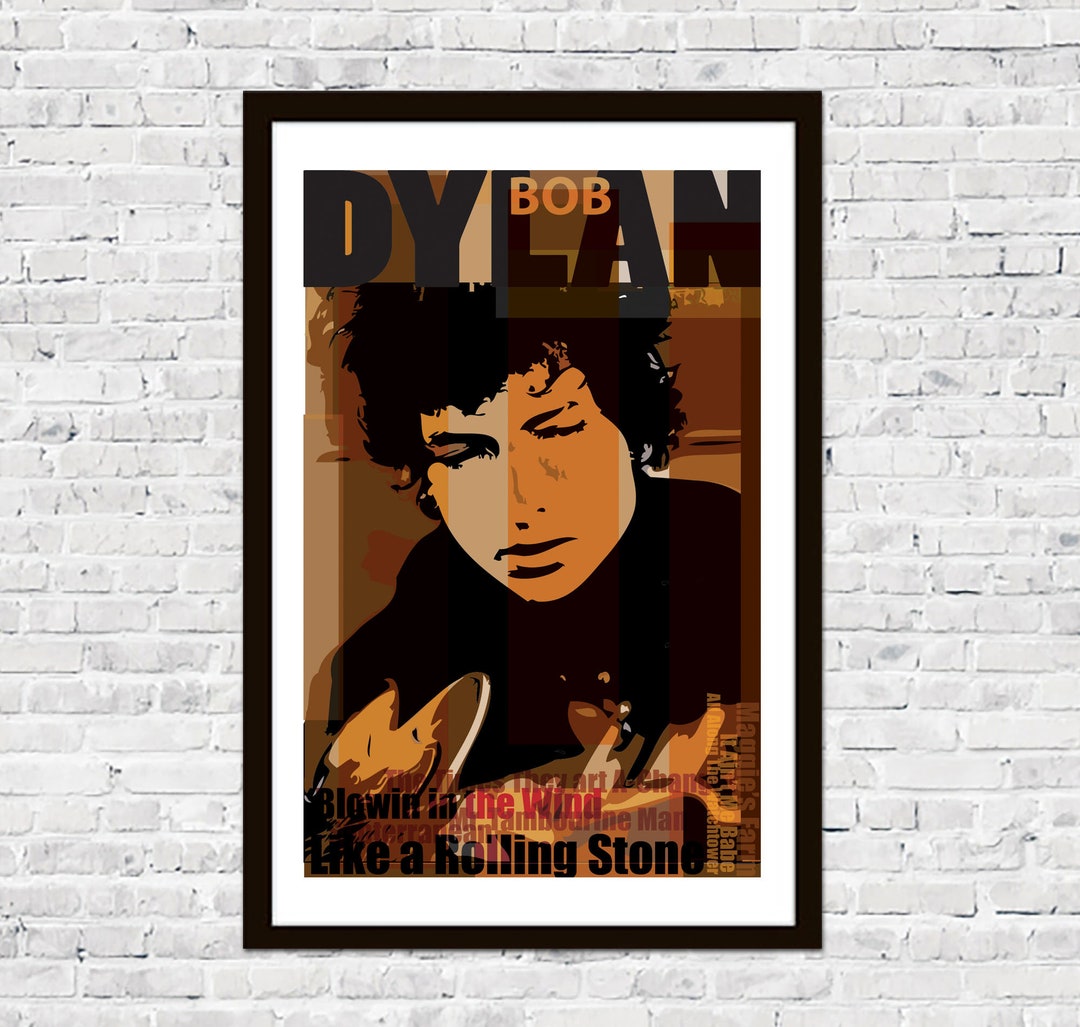 Bob Dylan Poster - Etsy